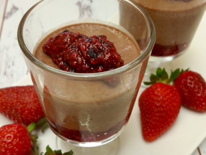 Thermomix Chocolate Berry Chia Pudding - ThermoFun | Thermomix Ti