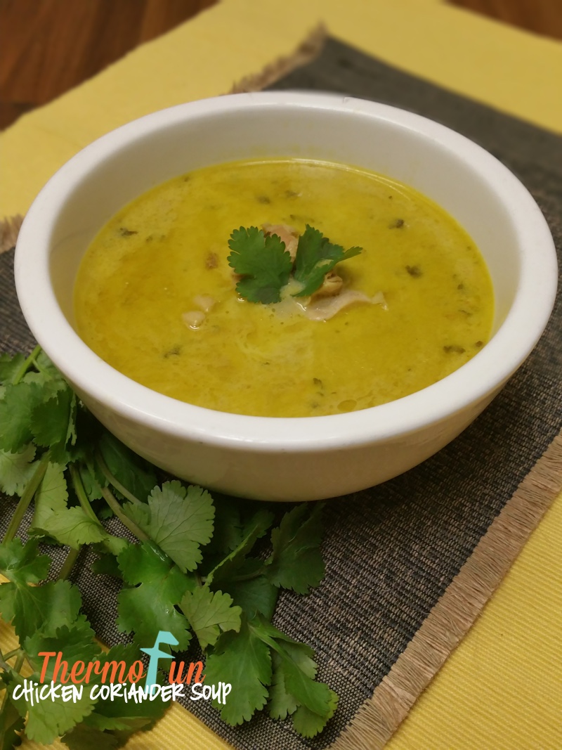 Chicken Coriander Soup ThermoFun Thermomix Recipes Tips